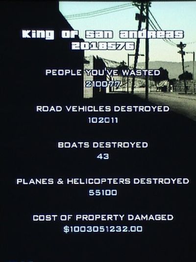 Criminal Ratings in GTA San Andreas - Grand Theft Wiki, the GTA wiki