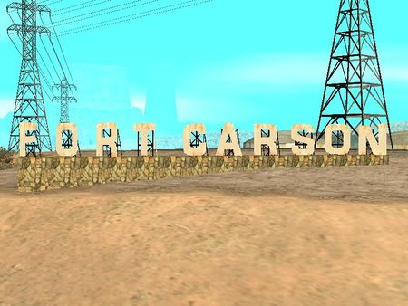 Fort Carson Sign - Grand Theft Wiki, the GTA wiki