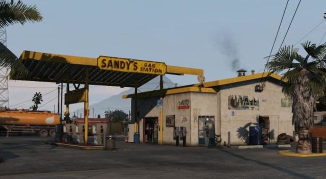Sandy's Gas Station - Grand Theft Wiki, the GTA wiki