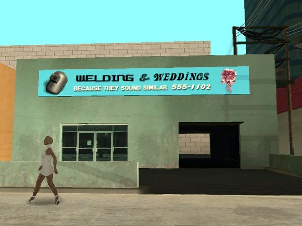 Welding & Weddings - Grand Theft Wiki, the GTA wiki