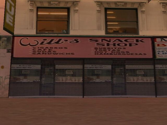 Will's Snack Shop - Grand Theft Wiki, the GTA wiki